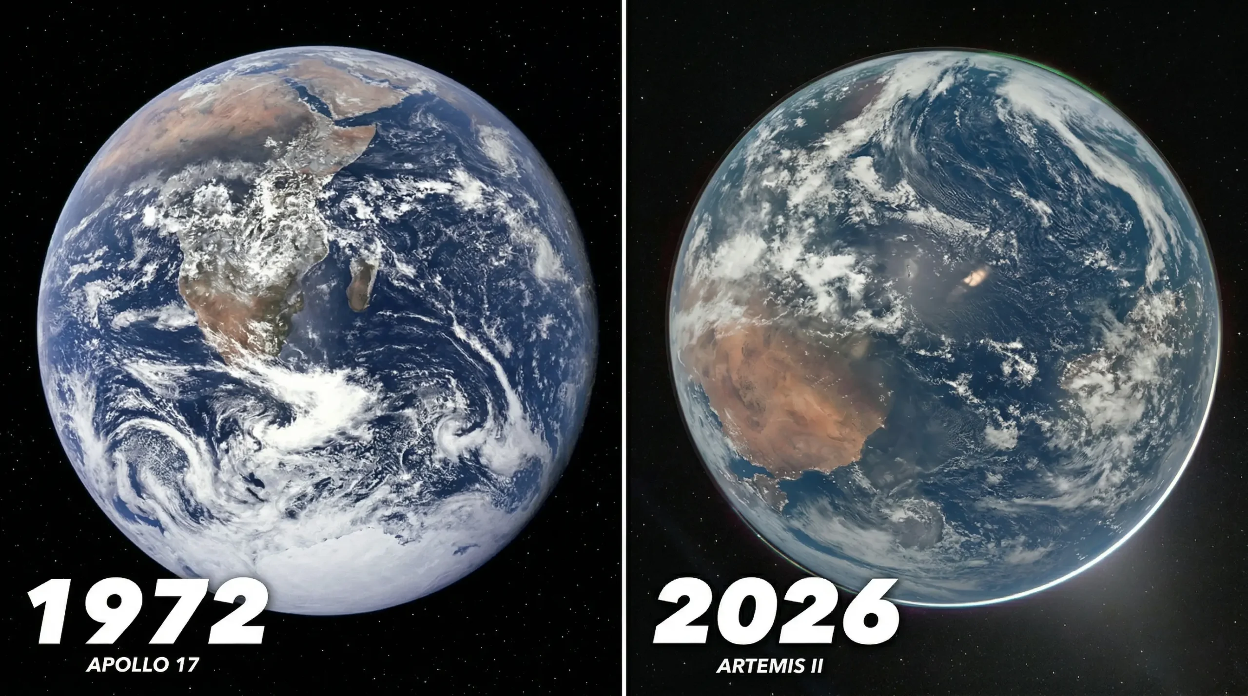 Da Apollo ad Artemis: come è cambiata la Terra vista dallo spazio